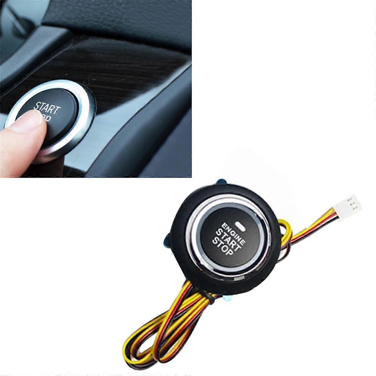 Mobile Phone Remote Control Start Car Autostart Engine 1 Button Start ...