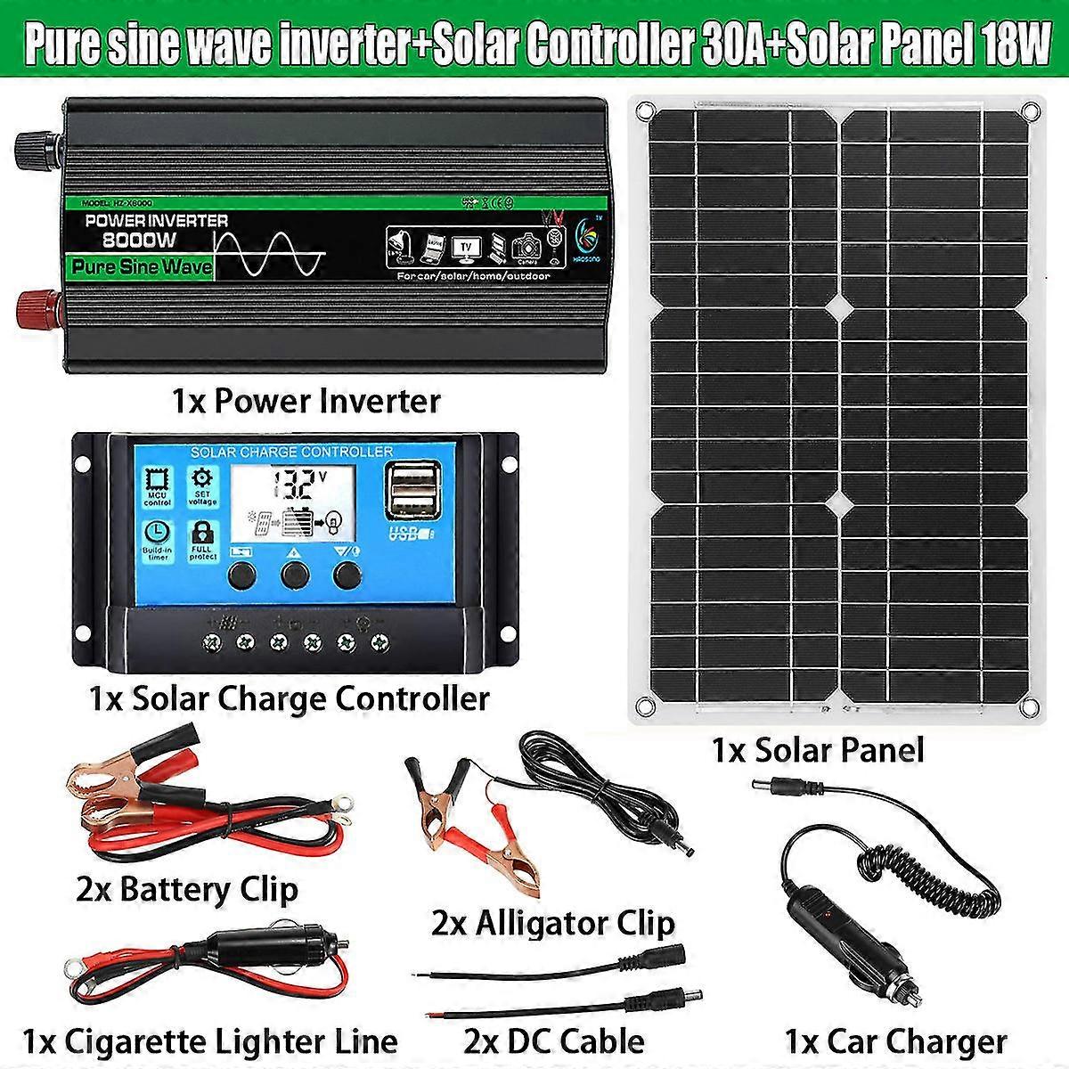 Solar Series Combined Inverter Controller 250w-2000w, Solar Panel, 12v ...