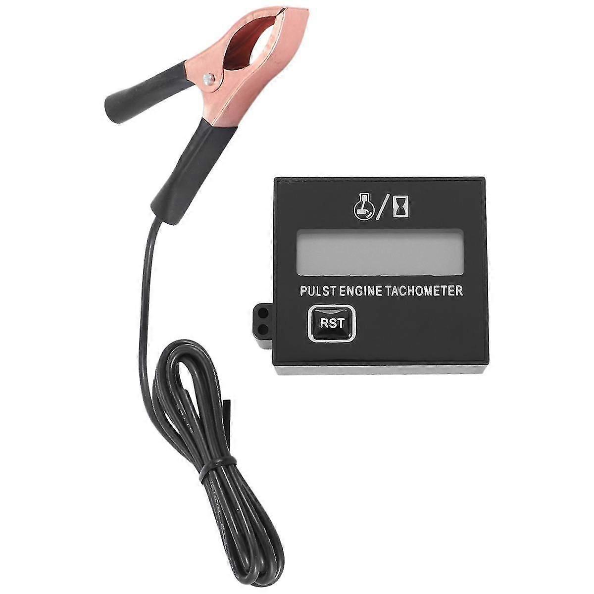 New Gasoline Digital Engine Tachometer Inductive Pulse Tachometer ...