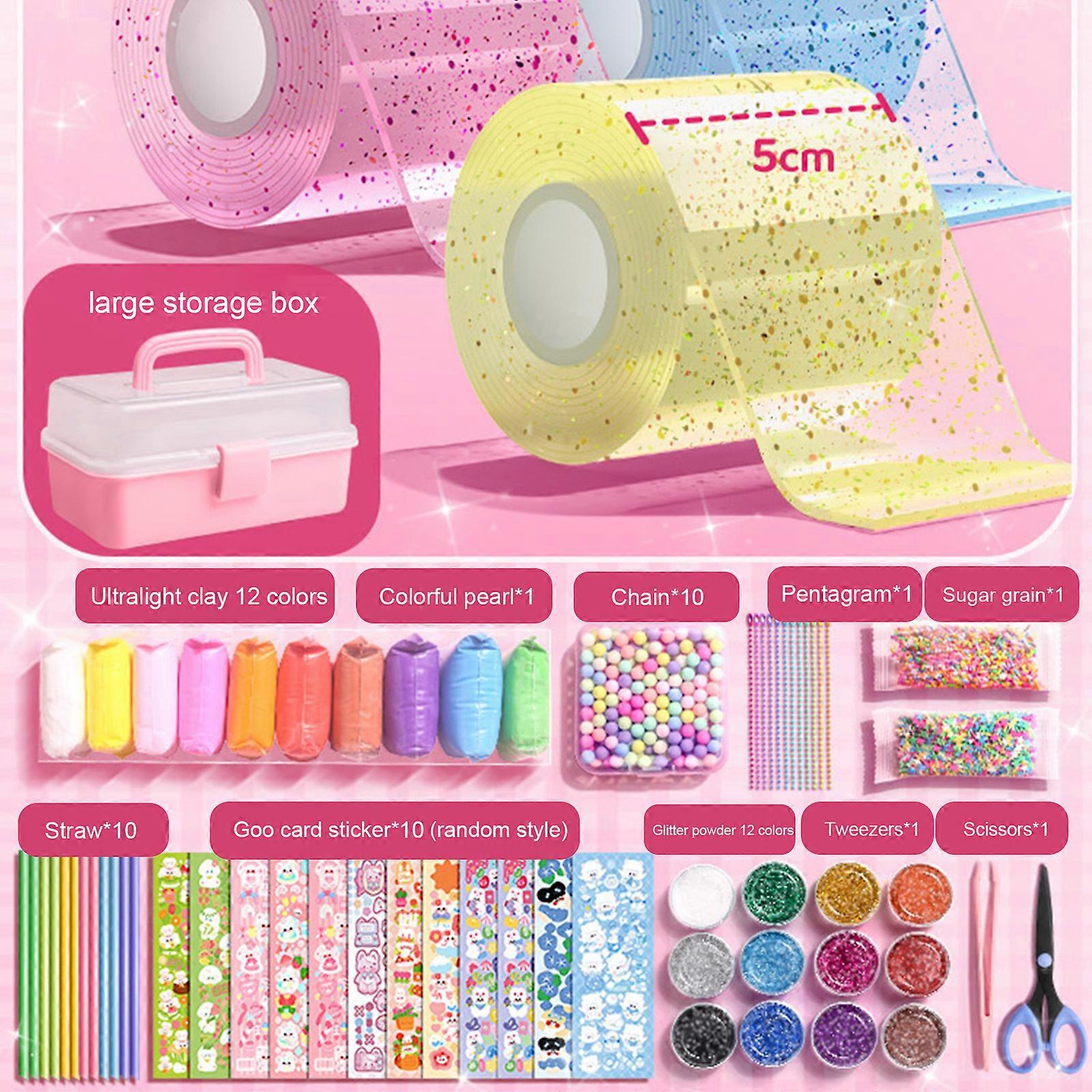 2024 Nano Tape Bubble Kit,Tape Plastic Elastic Bubble,DIY Craft Gifts ...