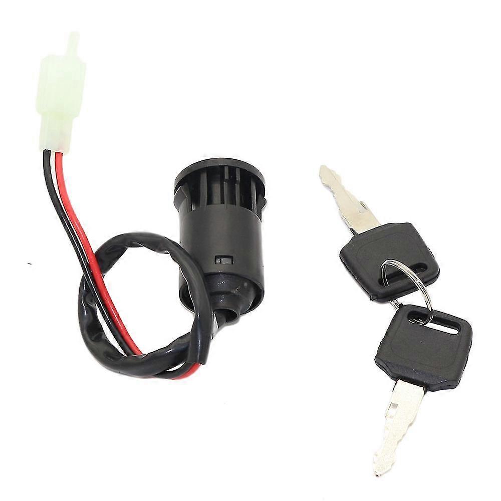 1 Set Atv Ignition Key Switch Universal 2 Wires Ignition Keys Start ...