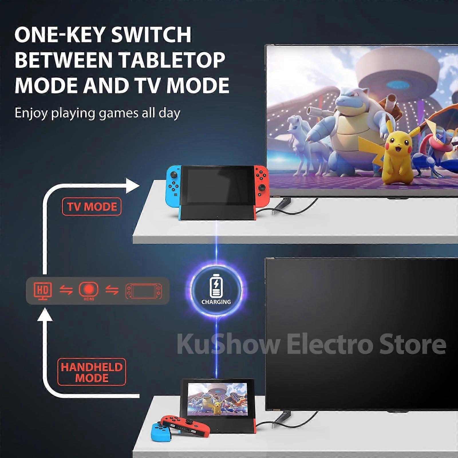 SIWIQU TV Docking Station for Nintendo Switch / Switch OLED,Switch Dock ...