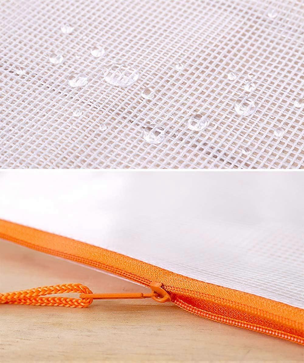 A3 Document Folder File Zipper Bags Plastic Wallets Folder (A3-10PCS ...