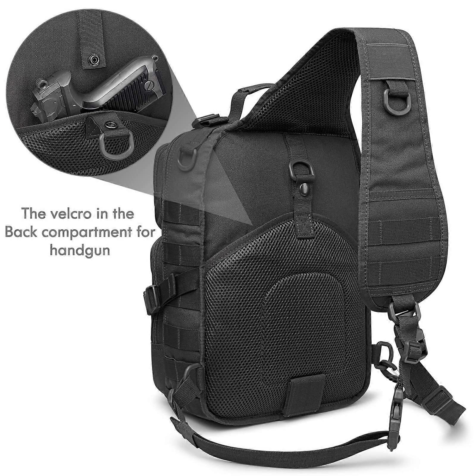 Tactical Backpack 20L Molle EDC Military Shoulder Assault Bag Chest ...