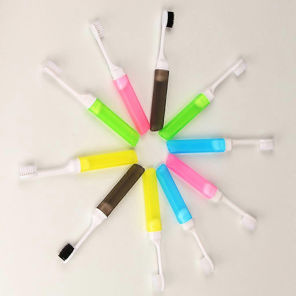 Portable Folding Toothbrush Travel Tooth Brush Set for Creative Tooth ...