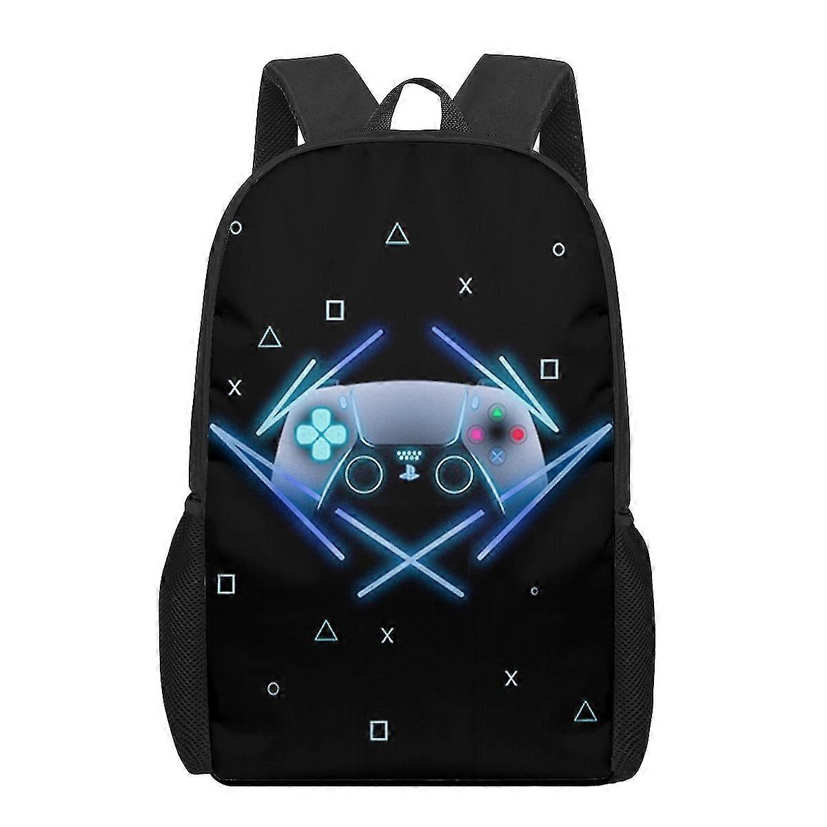 Playstation 5 Ps Pattern Children School Backpack For Girls Boys ...