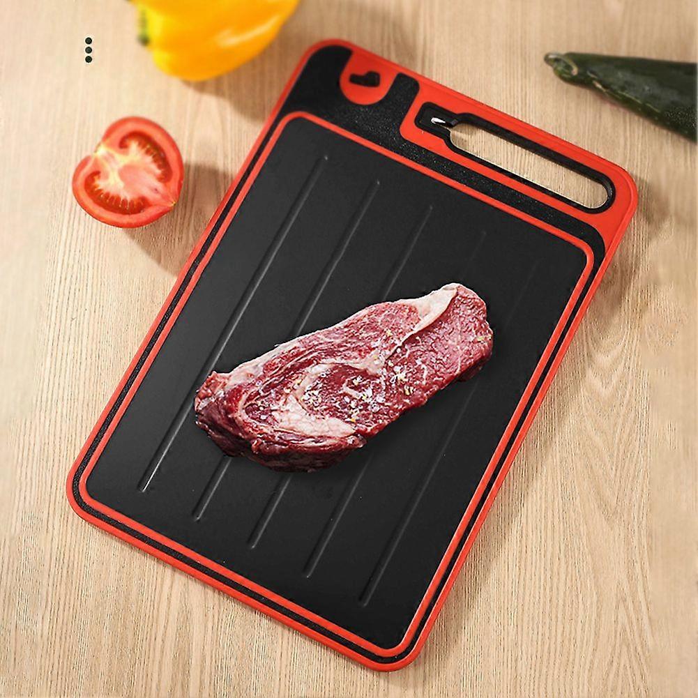 Meats Defrosting Tray 4 in 1 Thawing Mat for Frozen-Meats Double Sided ...