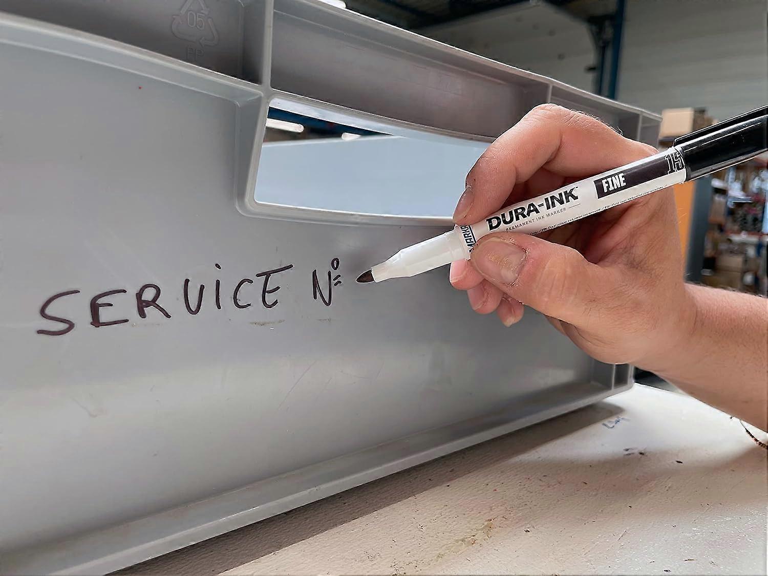 Dura - Ink 15 Permanent Ink Markers: Fine Bullet Tip, Pack of 12 ...