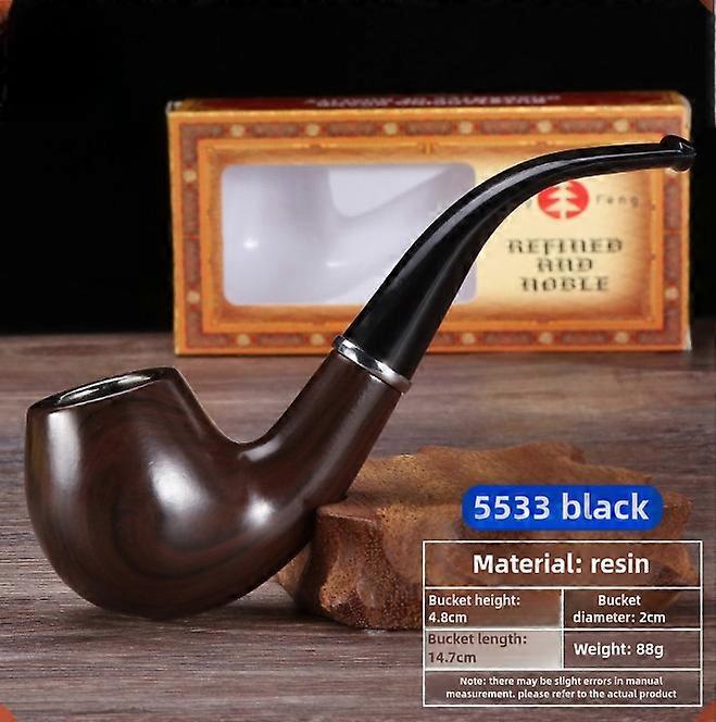 Pipe Set, Short Handle Curved Pipe with Foldable Pipe Stand Holder ...