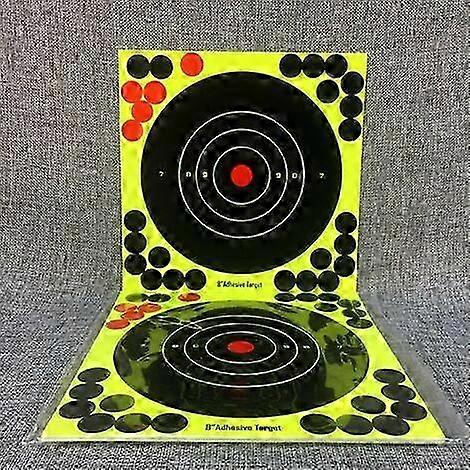 Fluorescent Yellow Reactive Adhesive Targets for Shooting Practice, 50 ...