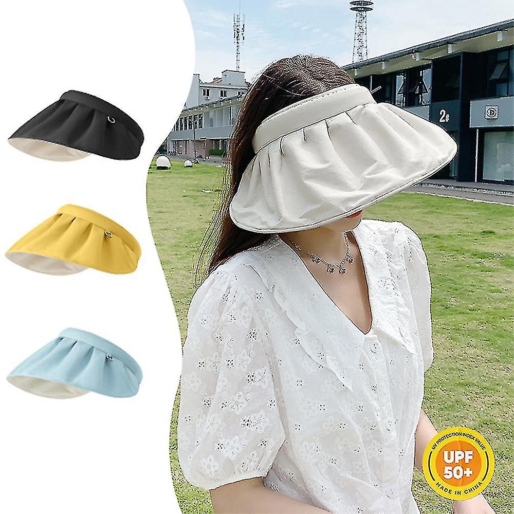 Summer Shell Sun Protection Hat Uv Visor Adjustable Wide Brim Sun Hat ...