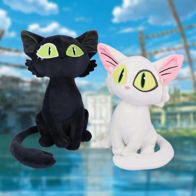 28cm Daijin Plush Doll Suzume No Tojimari Black White Dygin Cat Soft ...