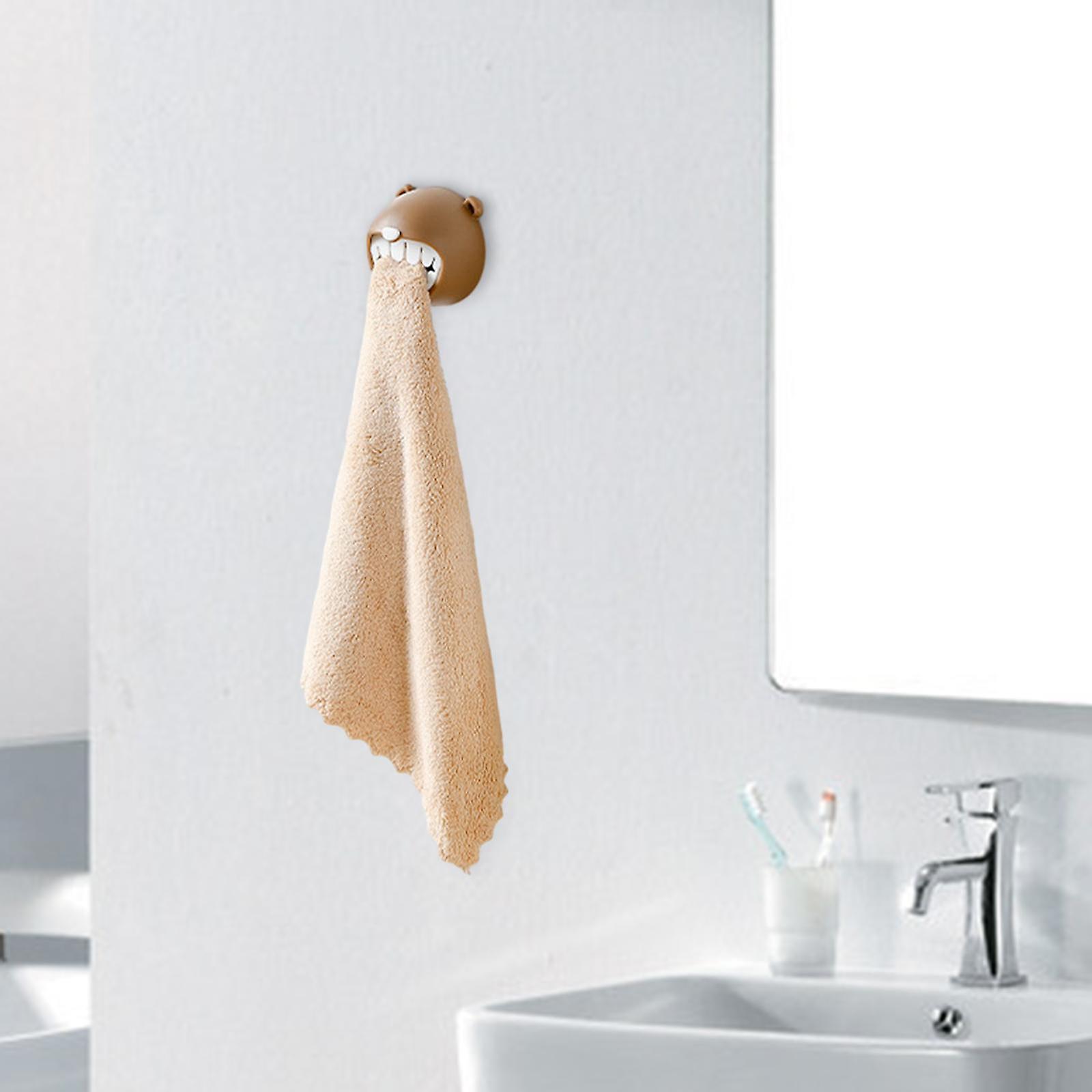 Tea Towel Holder Dish Cloth Storage Hook Push Hook Towel Hook Holder ...