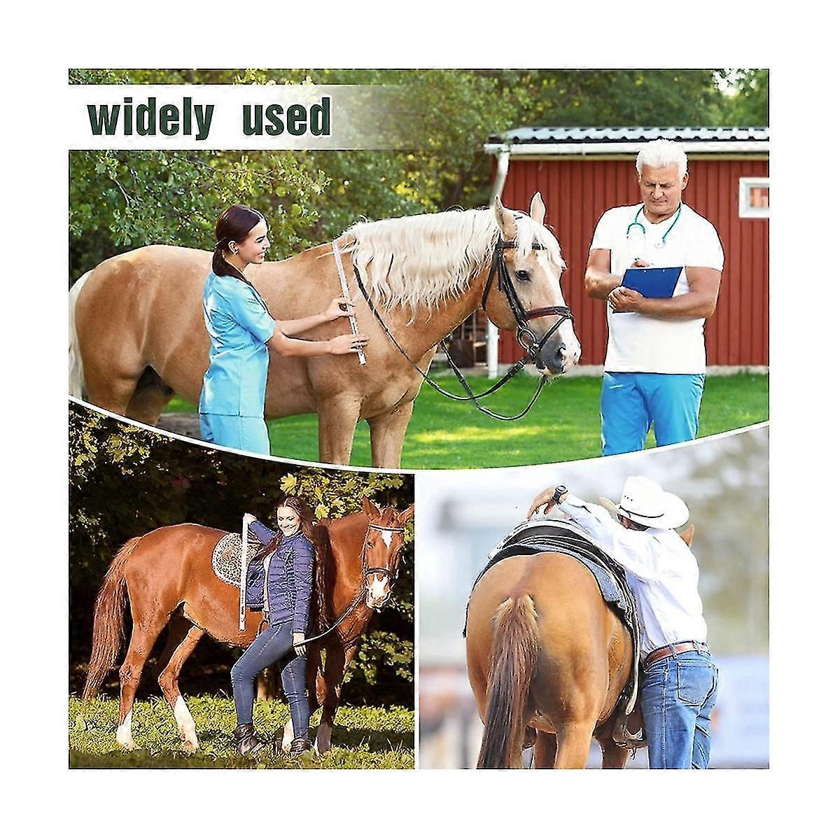 Horse Height & Weight Measuring Tape - PVC Stick for Livestock Body ...