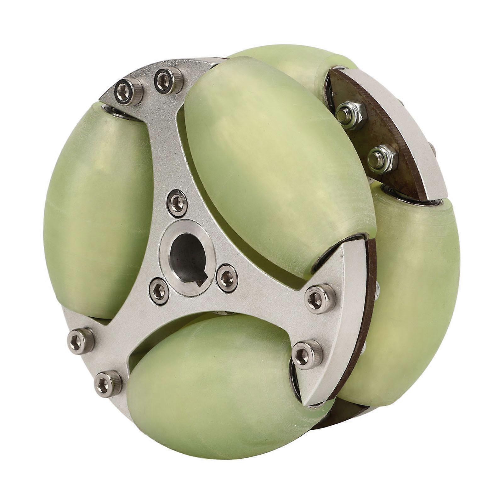 Omni Directional Wheel 100mm 80kg Load Double Row High Hardness Omni ...