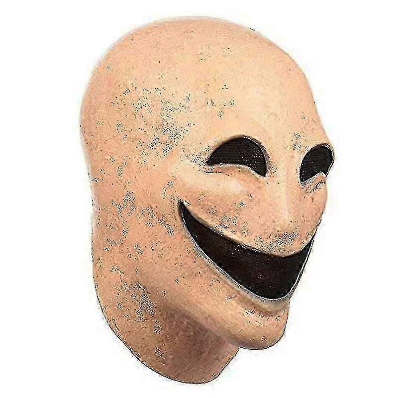 Smile No Face Man Latex Mascara Full Head Horror Faceless Disguise ...