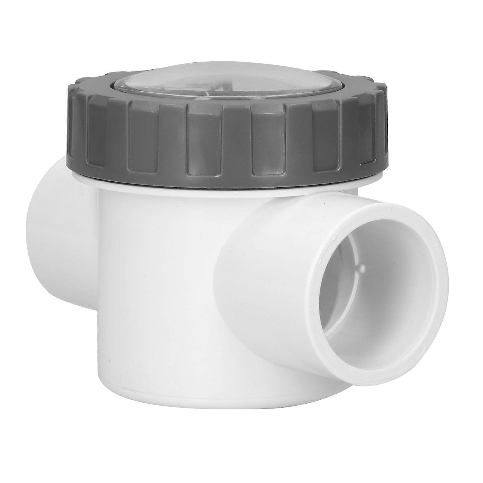 PVC Check Valve Swimming Pool Transparent NonReturn Valve Replacement ...