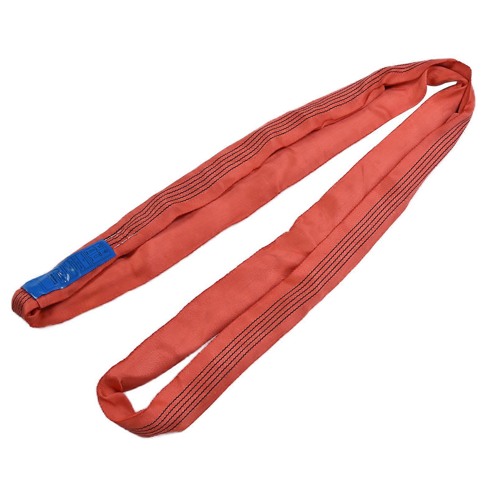 5T Round Lifting Sling PES Endless Loop Crane Webbing Straps Rigging ...