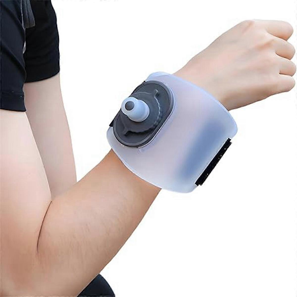 7 Oz Portable Water Bottle,Adjustable Wrist Water Bottle Leakproof ...