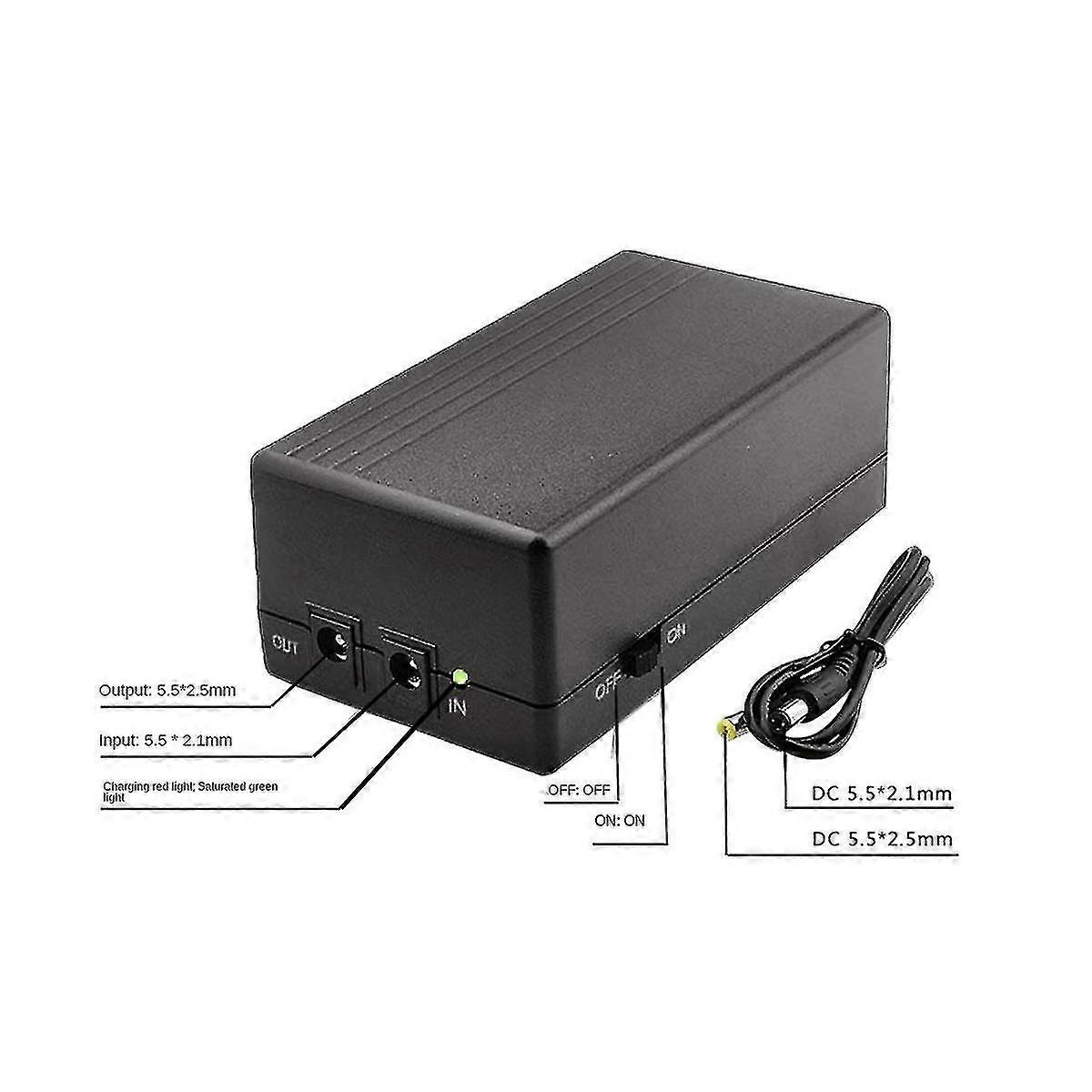 12v 2a Uninterruptible Power Supply Mini Ups 12000mah Battery Backup ...