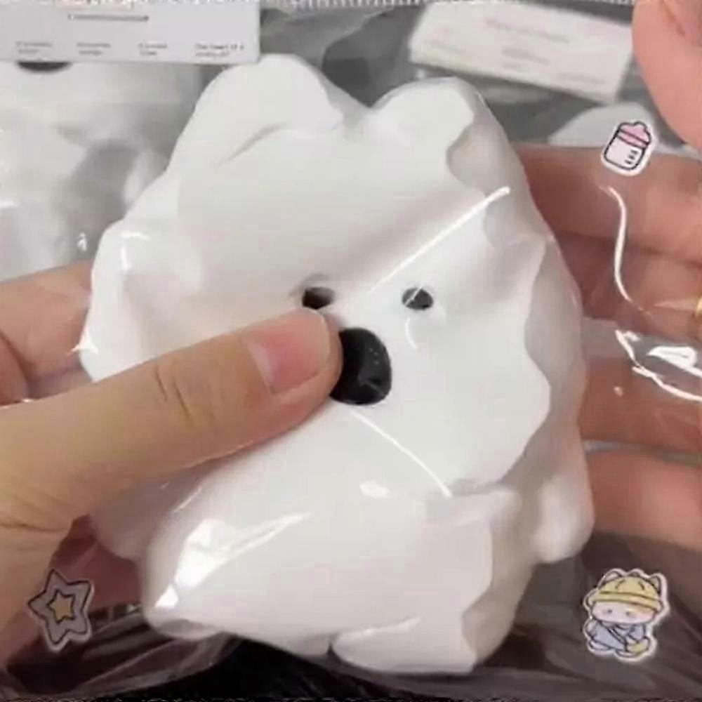 Handmade Silicone Squishy Butter Bear,Cute Butter Bear Dog Sheep ...