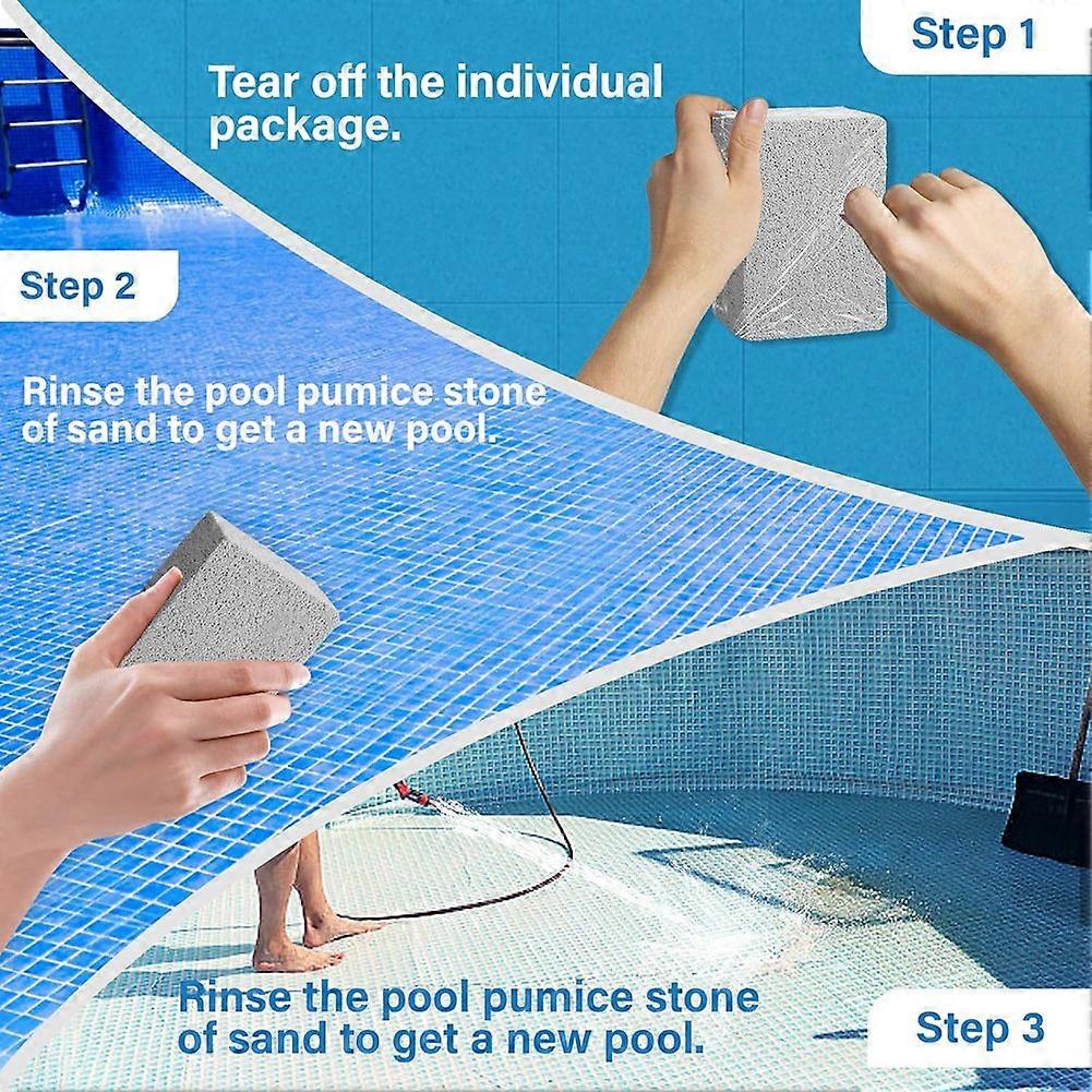 12 PCS Pools Pumice Stone,Pumice Stone for Pool Cleaning, Calcium ...