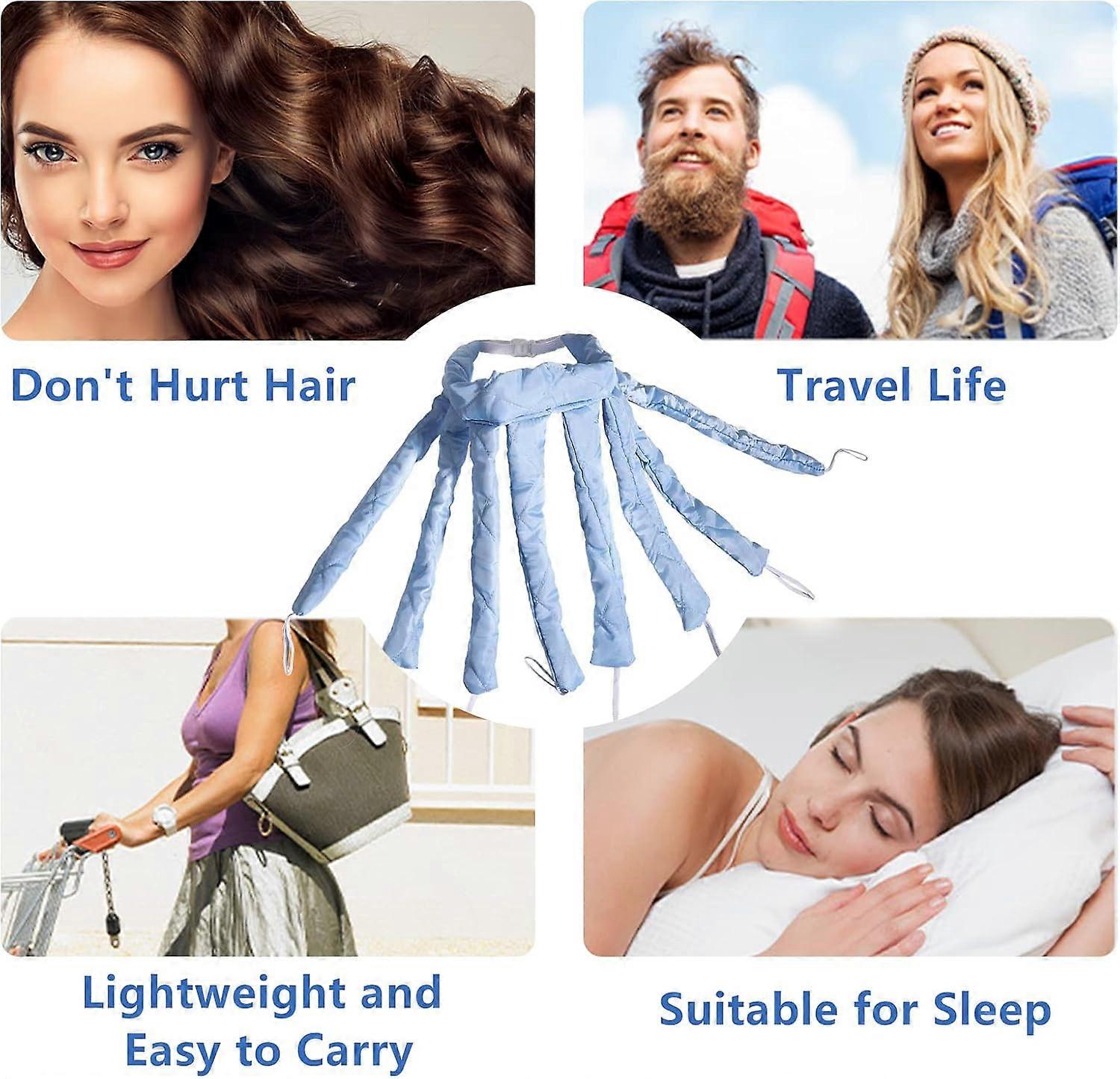 Octopus Hair Curlers, Heatless Curls Heatless Hair Curlers, Heatless ...