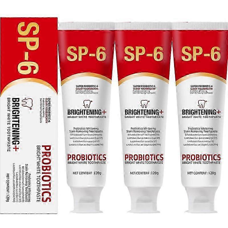 SP-6 Probiotic Whitening Toothpaste Brightening & Stain Removing SP6 ...