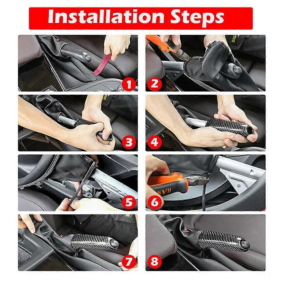 Car Handbrake Brake Handle Cover for E46 E90 E92 F30 F32 F80 Fits Most ...