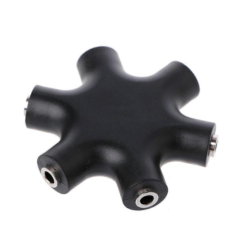 3.5mm Audio Splitter Hexagon 1Male To 5Female Earphone Share ...