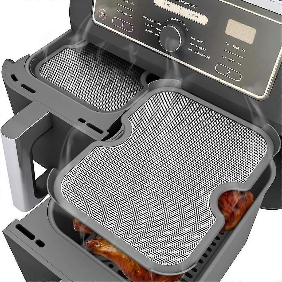 Stainless Steel Splatter Shield for Foodi MAX Dual Zone AF400EU & AF451 Air Fryer Accessories ...