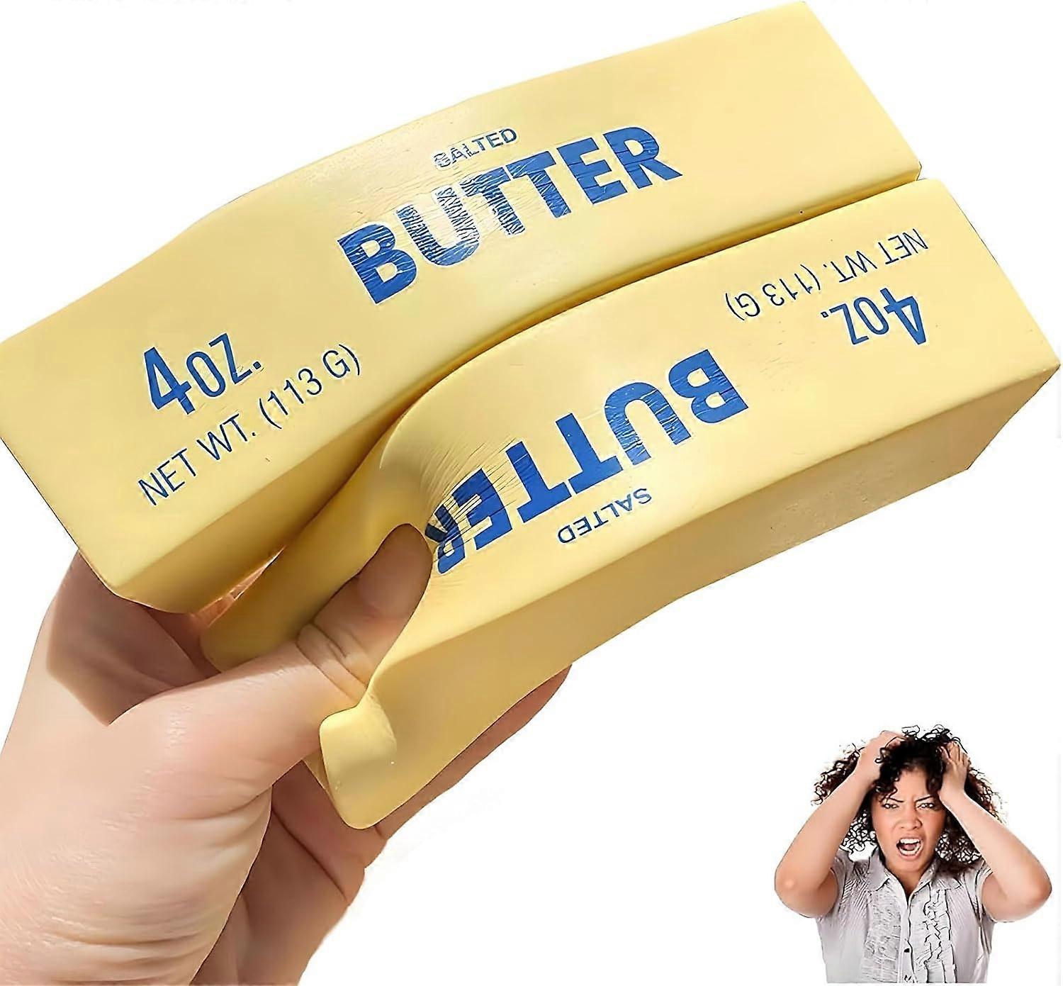 Squeeze Butter Stick Rising Squishy Toy,Stress Relief Slow Rise Butter ...