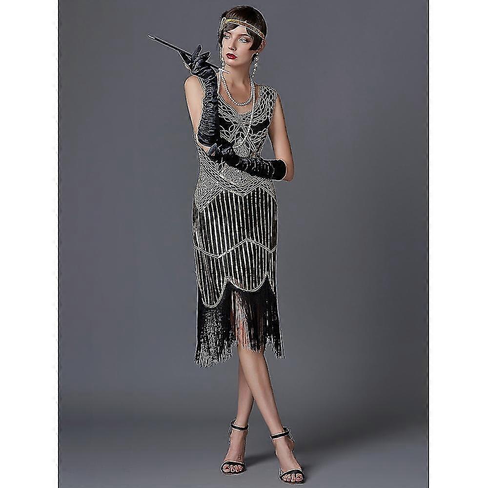 The Great Gatsby Vintage 1920s Dress Flapper Prom Dresses Women's ...
