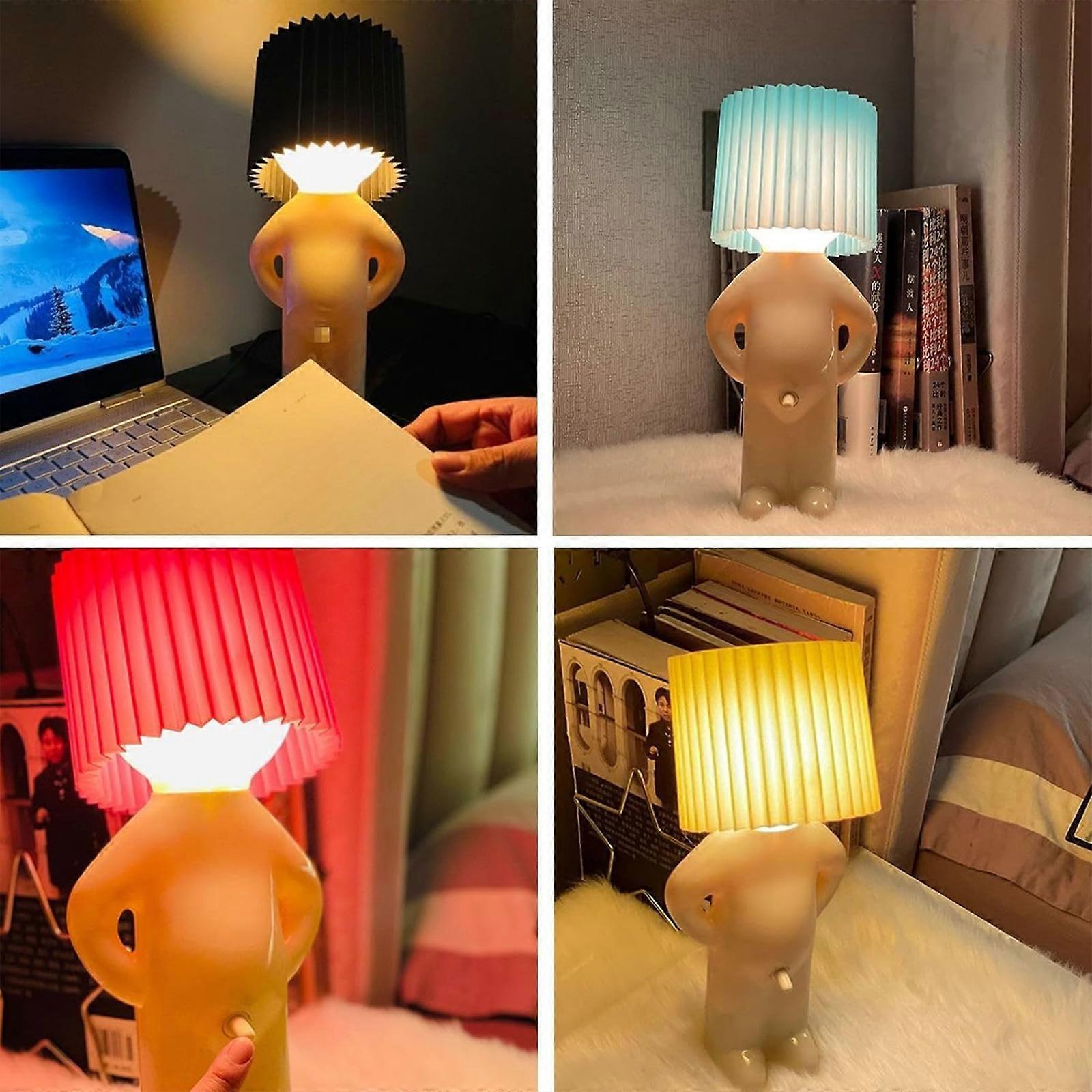 Shy Man Lamps, Naughty Boy Creative Night Lights, Shy Man Desk Lamps ...
