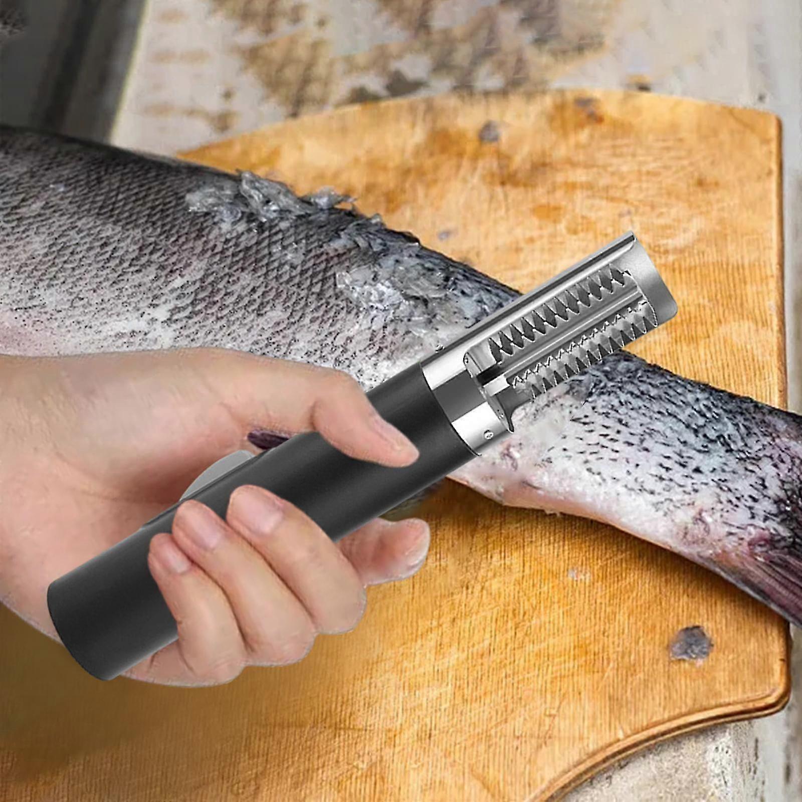 Electric Fish Scaler Cleaner Durable Metal Seafood Tools Easy Grip ...