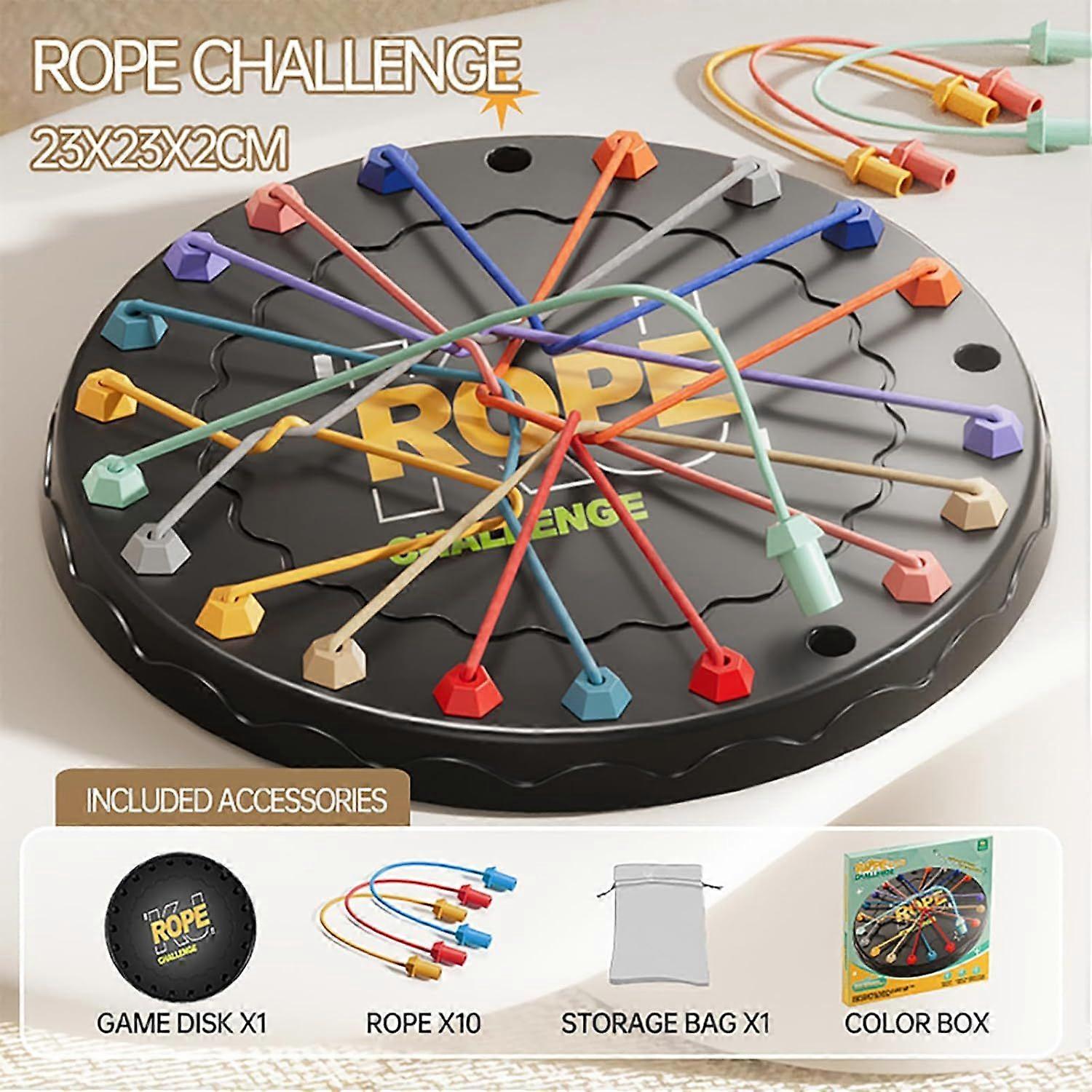 Rope Untangling Puzzle, Fun Family Game with Multiple Difficulty Levels ...