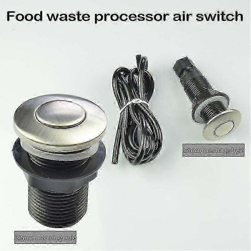 Garbage Disposal Air Switch Sink Top Food Waste Disposer Push Button ...