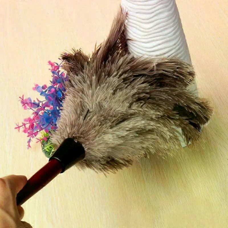 1PCS 32cm Ostrich Natural Duster BrushHousehold Furniturer Car Dust ...