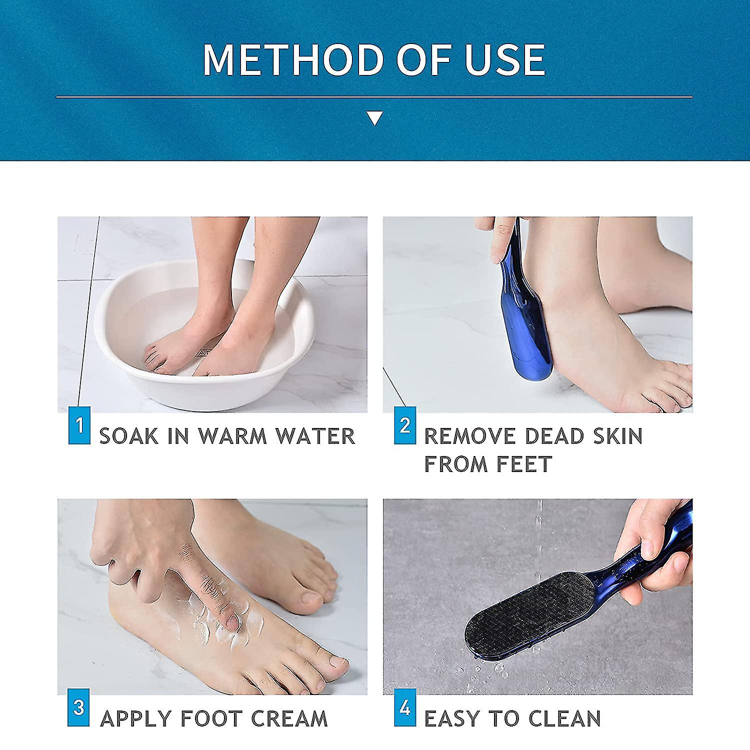 Glass Foot File Etching Technique Foot Callus Remover Foot Pedicure ...