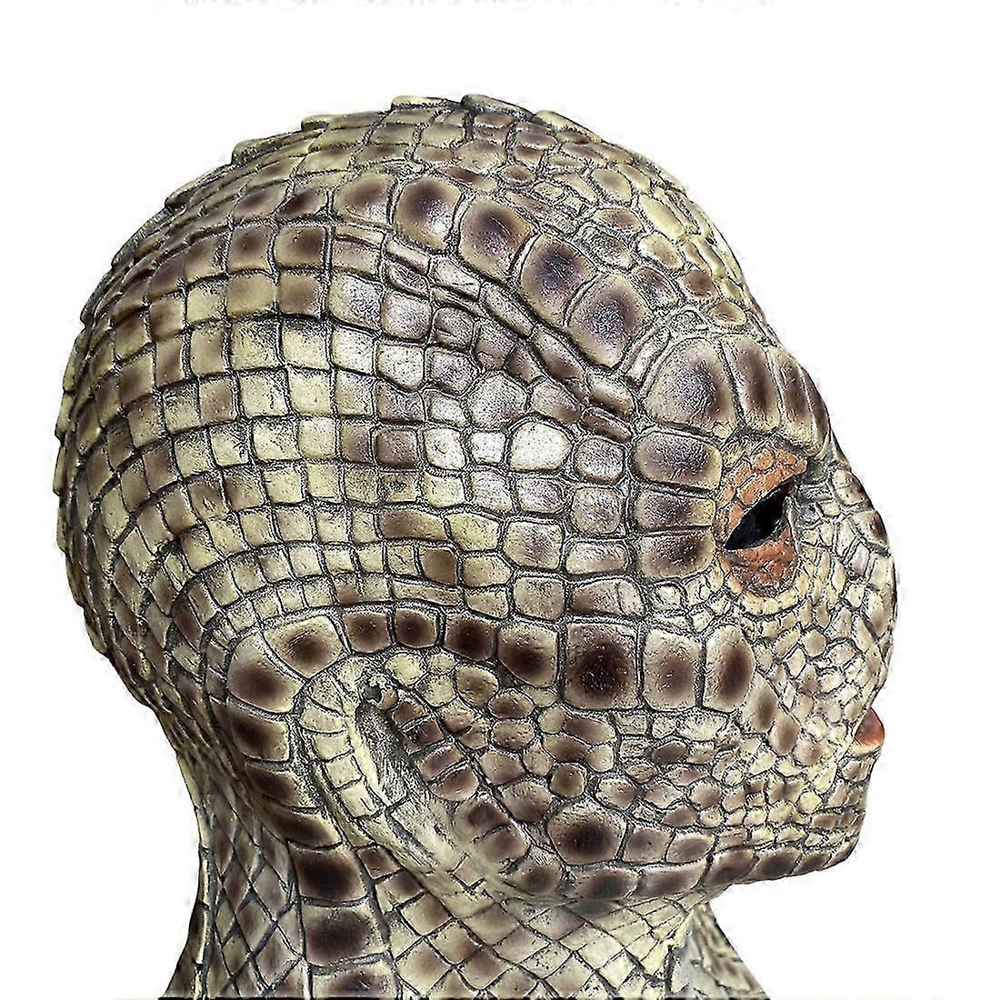 New Viper Latex Horror Mask Head Cover Halloween New Snake Monster ...