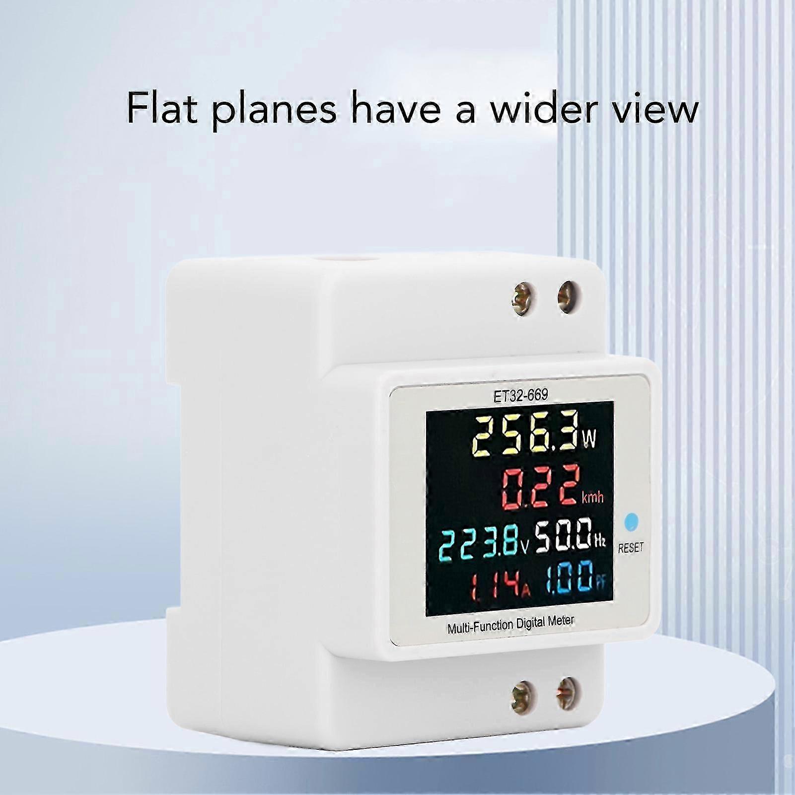 High Accuracy 22kW Single Phase Watt-Hour Meter, 40-300V AC, Power ...