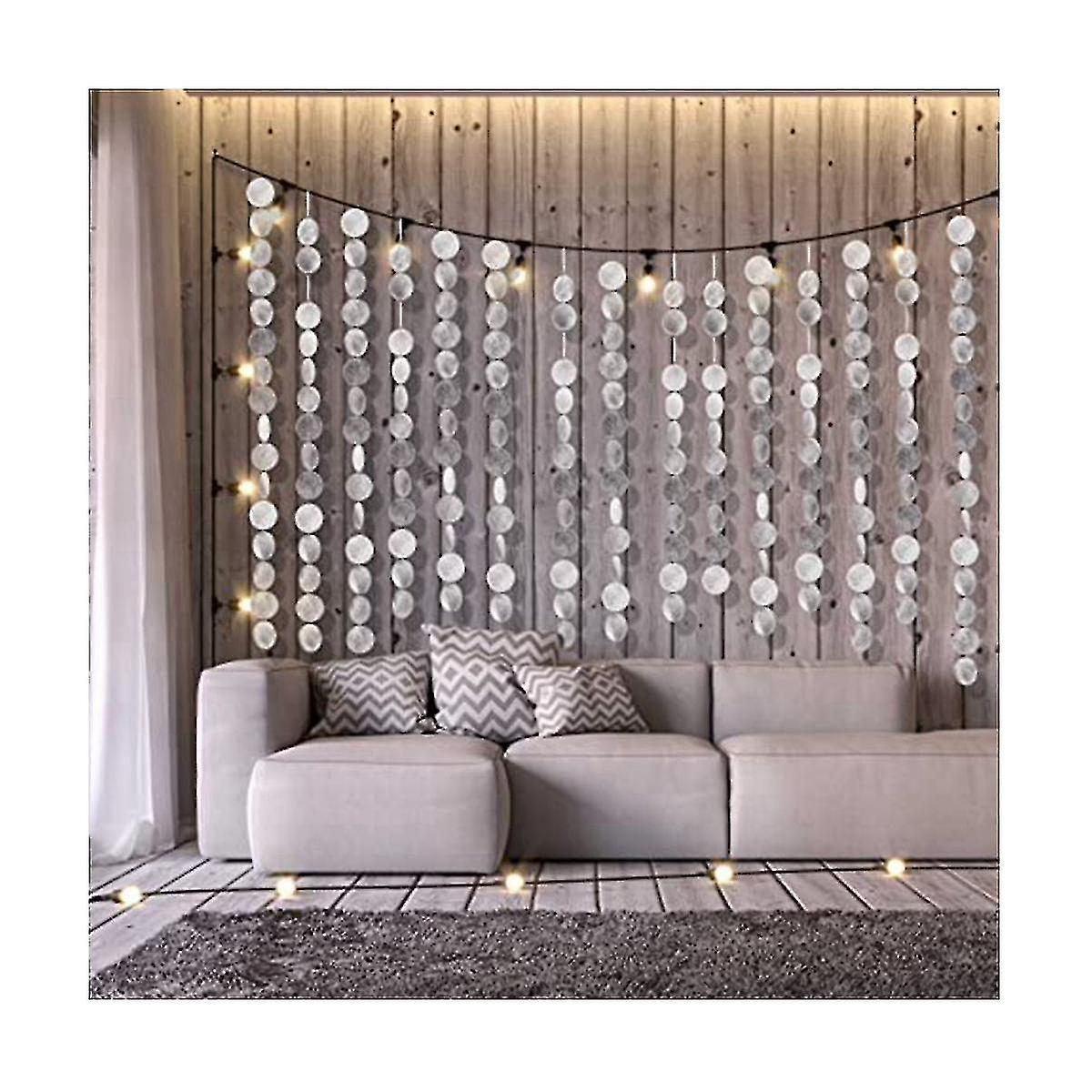 120 Pcs Round Natural Shells Capiz Sea Shells 2 Inch Oyster Shells For ...