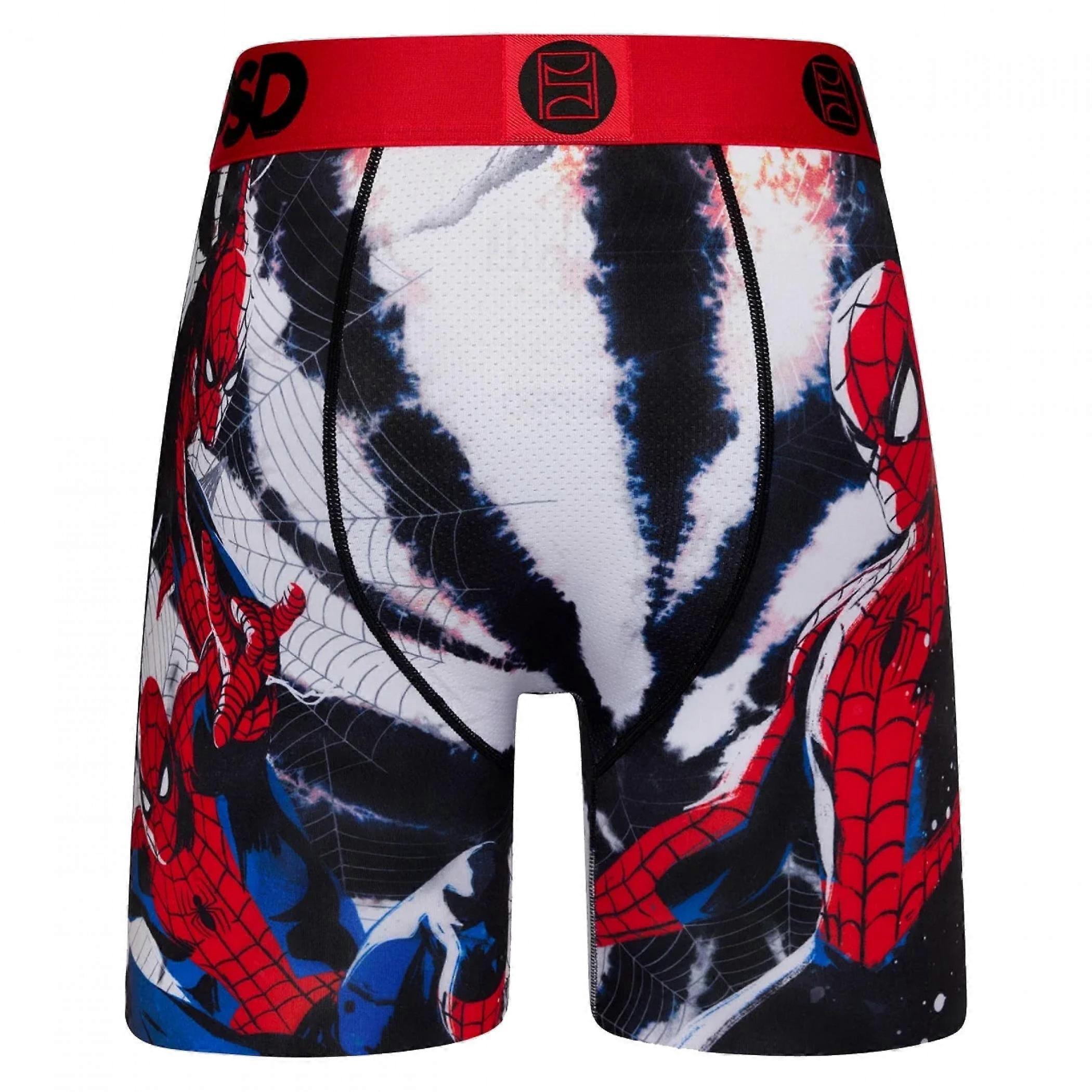 Spider-Man Radial Tie-Dye PSD Boxer Briefs | Fruugo UK