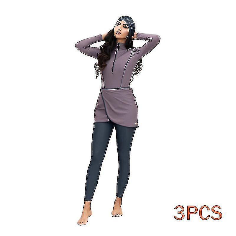 Muslim Modest Swimwear Hijab Swimsuit Women Swimming Suit Cover Ups ...