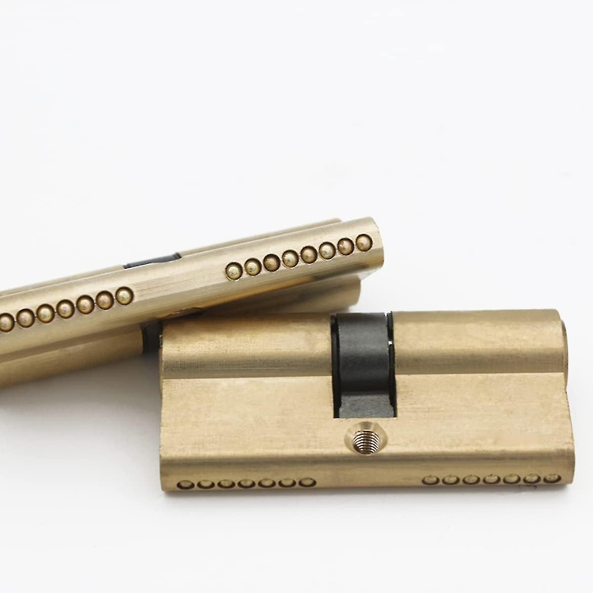 Euro Cylinder Lock 45/45 Brass Anti-Theft Door Lock Cylinder Barrel ...