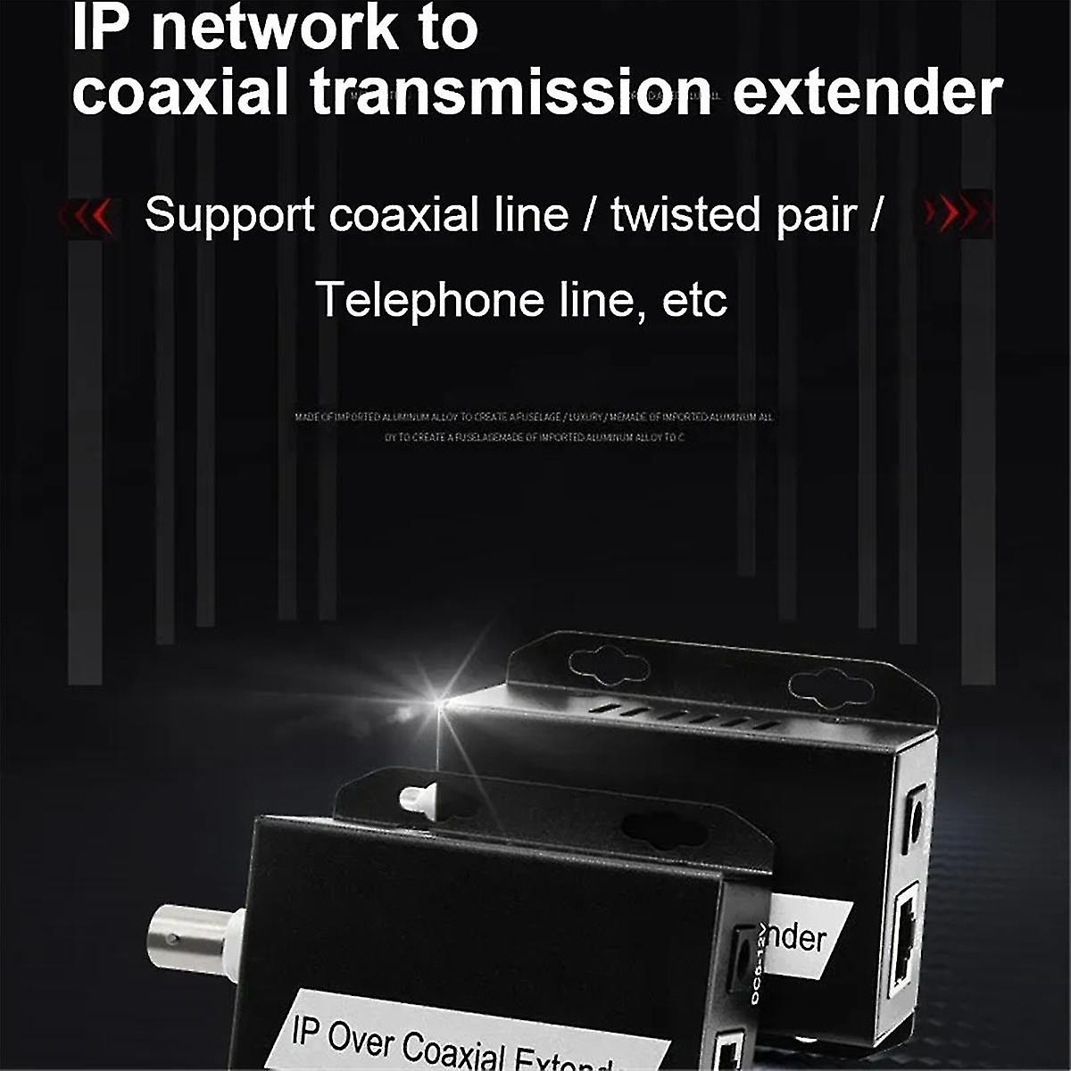 Ip Network To Coaxial Extender Transmit From Network Cable To Coaxial ...