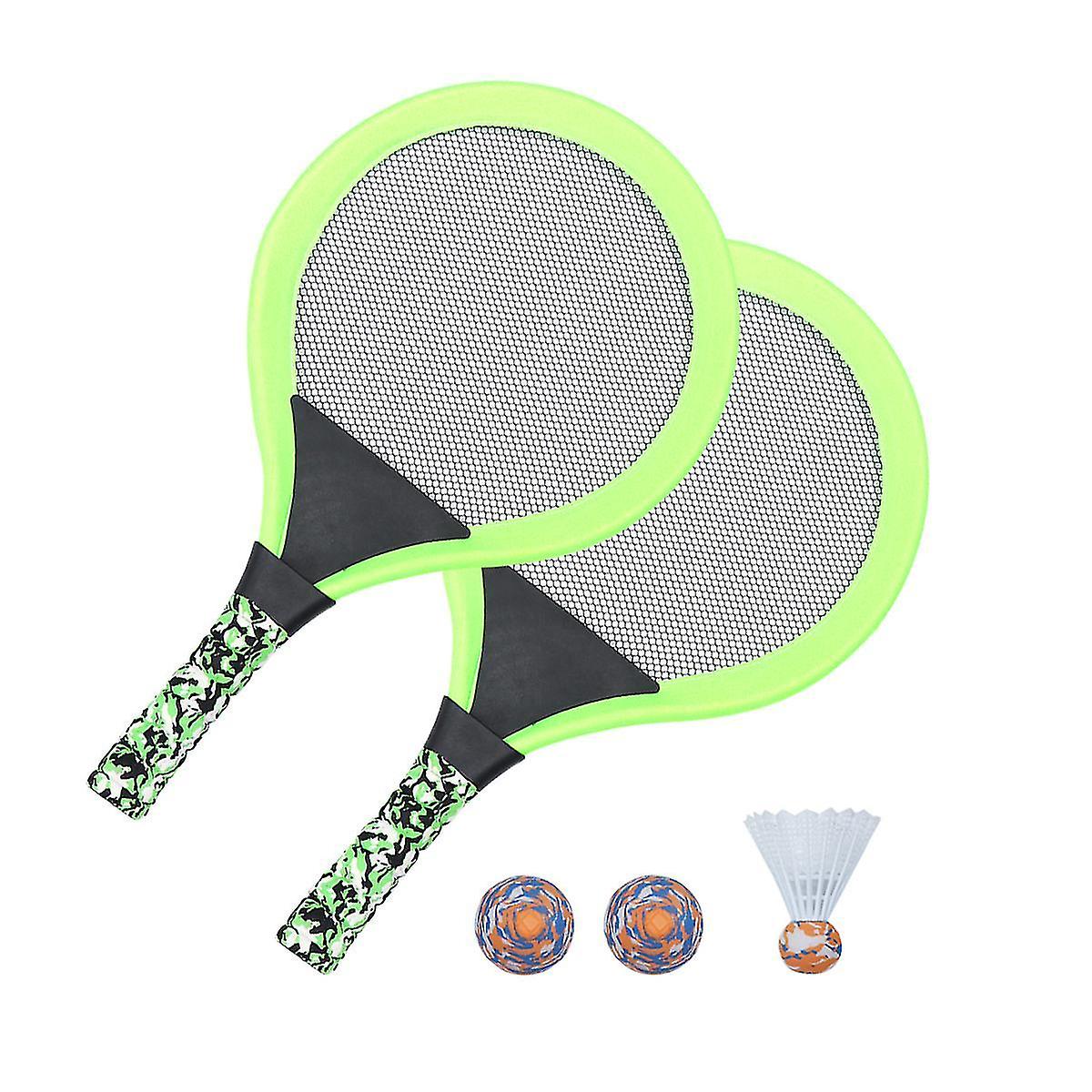 1 Set Kids Tennis Racket Beach Racquet Set With Balls Indoors And ...