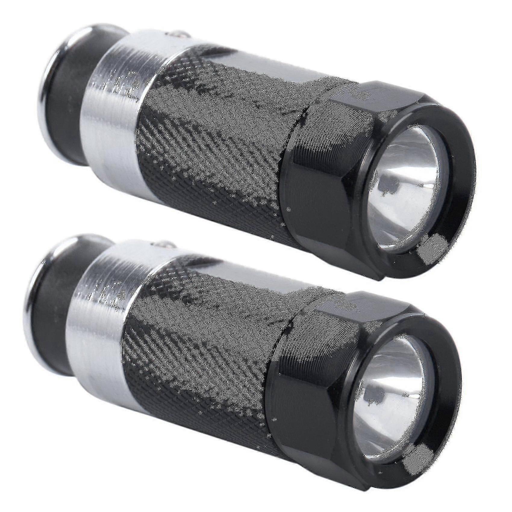 2pcs Mini Led Flashlights Car Cigarette Lighter Led Rechargeable ...