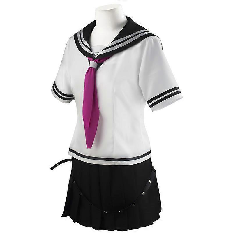 Anime Danganronpa Mioda Ibuki Cosplay Costume Colorful Devil Horn Wig ...