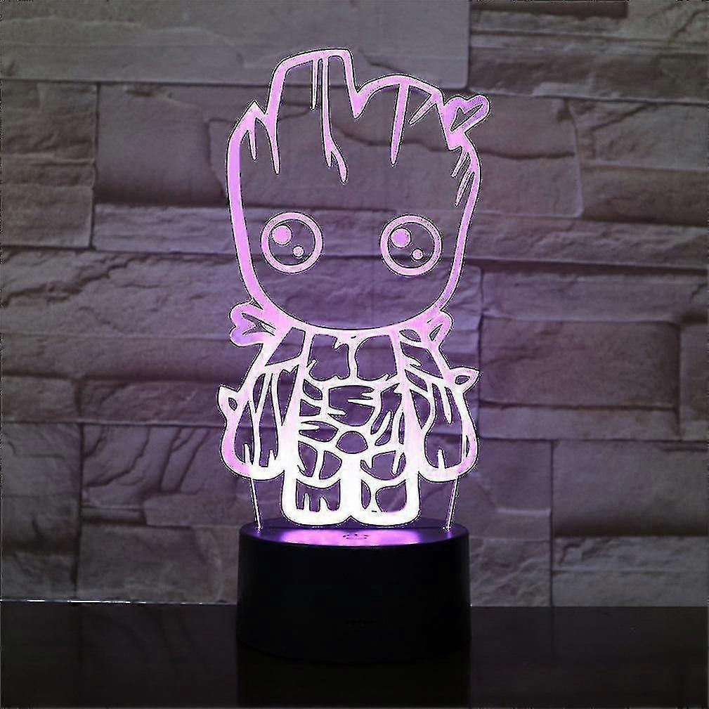 2025,3d Small Night Lamp Baby Groot Led Night Light | Fruugo UK